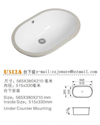 China Under counter ceramic basin china suppliers,bathroom ceramic wash basin china suppliers for sale