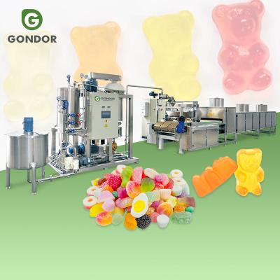 China Gummy Bear Deposit Production Hard Jelly Candy Make Machine Maquina Para Hacer Gomitas Bonbon Product Line for sale