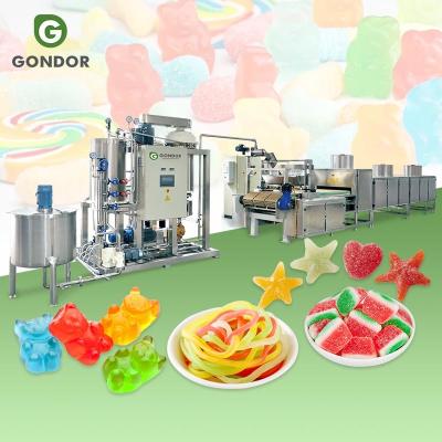 China Automatic Gummy Forming Soft Small Scale Candy Make Machine Maquina De Gomitas De Fabrication De Bonbons for sale