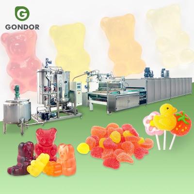 China Industrial Fully Automatic Gummies Eye Gummy Candy Making Machine New Condition Complete Jelly Eyeball Candy Line for sale