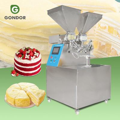 China Automatic Spreading Birthday Mille Crepe Smear Queen Manual Layer Cake Equipment Cream Coating Machine for sale