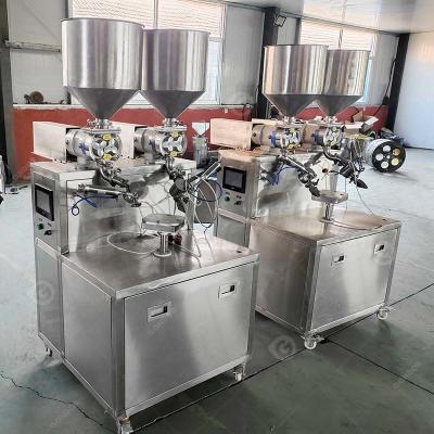 China Spread Cream Crepe Pneumatic Cover Butter Smear Make Machinary Layer Cake Decorate Machine and Henan for sale