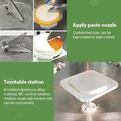 China Spread Cream Crepe Pneumatic Cover Butter Smear Make Machinary Layer Cake Decorate Machine and Henan for sale
