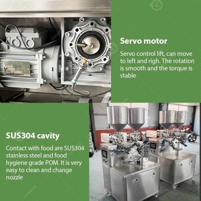 China Spread Cream Crepe Pneumatic Cover Butter Smear Make Machinary Layer Cake Decorate Machine and Henan for sale