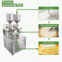 China Mango Smear Daubing Egg Scribble Cream Battering Distribution Spreading Cake Decorate Automatic Machine for sale