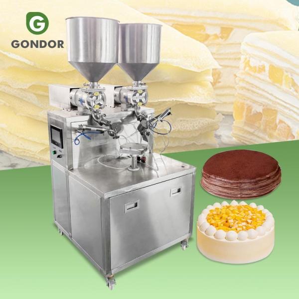Quality Full Automatic Bread Smear Creaming Crepe Daubing Cake Icing Dispenser for sale