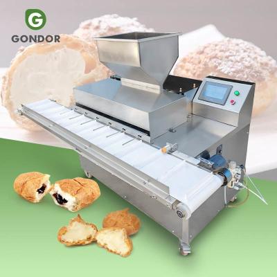 China Automatic Croissant Needle Pastry Filler Cream Inject Donut Injector Bread Fill Machine Jam in Bread for sale
