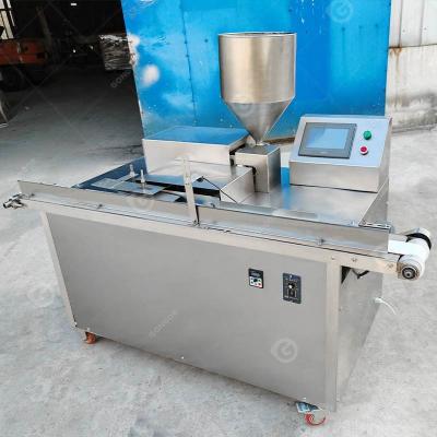 China New Automatic Cream Eclair Fill Machine Stainless Steel for Filling Bakery Roll Chocolate Croissant Toast Bread Toast for sale