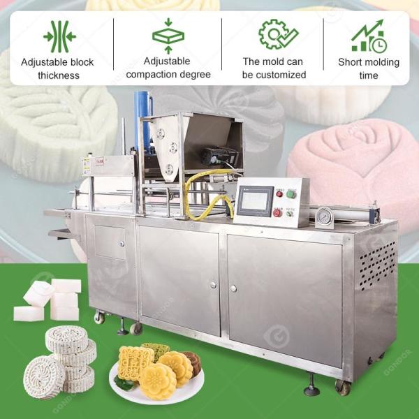 Quality Peanut Tribute Cake Forming Sesame Powder Cloud Slice Polvoron Maker Molder for sale