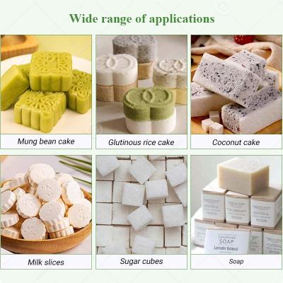 China Peanut Tribute Cake Forming Sesame Powder Cloud Slice Polvoron Maker Molder Moulding Pressing Forming Machine for sale