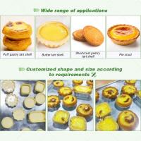 China Full Automatic Boat Tart Chinese Process Equipment Egg Base Shell Pie Crust Machine -Egg with Feeder for sale