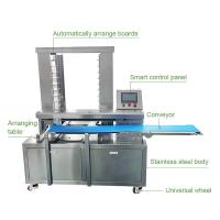 China Horizontal Pan Automatic Bread Dumpling Egg Dough Mooncake Stamping Tray Biscuit Aligning Arrange Machine for sale