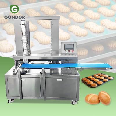 China Snack Toast Protein Bar Ce Protein Bar Mooncake Pie Kubba Arrange Moon Cake Bun Tray Aligning Machine for sale