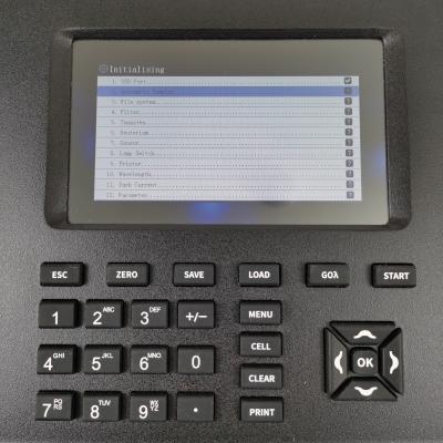 China 7 inch LCD-scherm zichtbare halogeenlamp spectrophotometer voor medische laboratoriummetingen Te koop