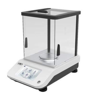 China USB Port Laboratory Touch Screen Digital Scale with High Precision 0.01mg Readability for sale