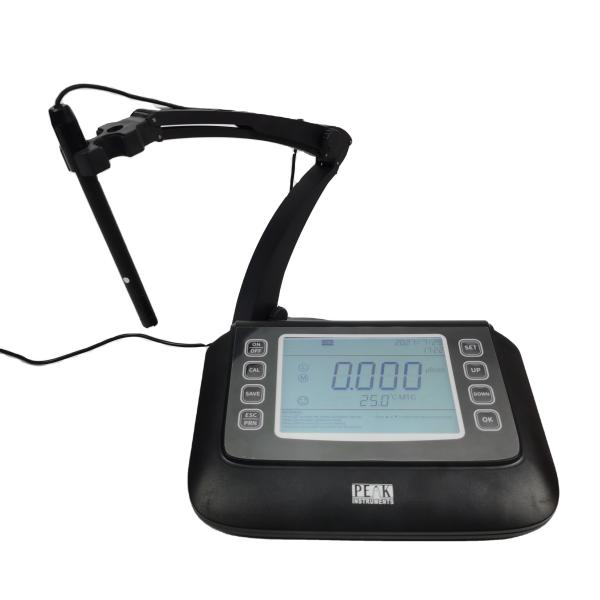 Εργαστήριο οργάνων PEAK DO Meter 0.01/0.1 mg/L DO Ανάλυση 6,5 ιντσών οθόνη LCD