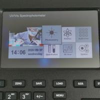 China 7 Inch Color Screen Single Beam UV Visible Spectrophotometer with Variable Bandwidth for sale