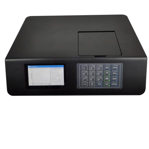 4.3 Inch Color LCD Screen Bench Smart Colorimeter with LED Light Source Basic Error ±5%FS