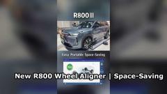 Newly Developed R800 Four-Wheel Aligner | No Front Space Required & Space-Saving