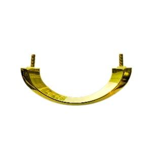 China Italy design coffin handle, casket handle, zamak coffin handle, half moon design handle for casket for sale
