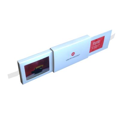 China Paper Material TFT Recordable Video Greeting Card Lcd Video Business Cards for sale