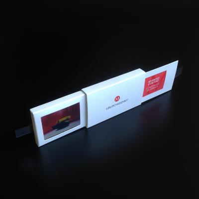China Paper Material TFT Recordable Video Greeting Card Lcd Video Business Cards for sale