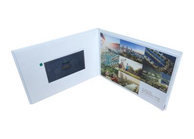中国 広告 LCD ビデオ ブローチャー 硬紙カバー 販売のため