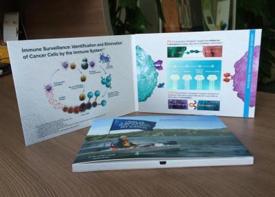 中国 2016年 最高品質のTFTスクリーンLCDビデオブローチャー デジタル広告 ブランドブローチャー カスタム印刷 販売のため