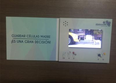 中国 5インチ カスタマイズされたビデオ ブローシャー ビジネスカード Lcd グリーティングカード 販売のため