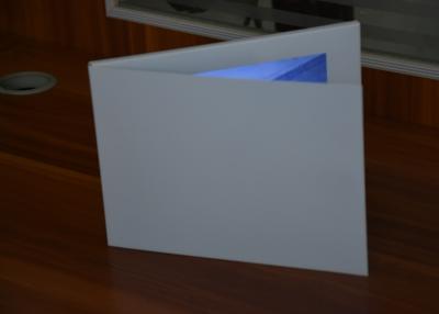 China Creative marketing stragety 7inch lcd screen video branding brochures white blank card no printing for sale