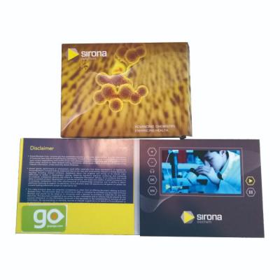 China 7 Inch TFT Screen Video Card Mailer Economical For Scenery Idea for sale