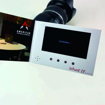 中国 7インチLCDビデオパンフレット 家庭生活ブランド 製品展示用のカスタムビデオパンフレット ブランド宣伝 販売のため