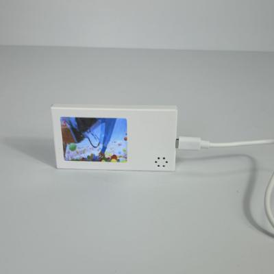China 2.4inch Mini Video Display for Retail Point-of-Sale Promotions Compact Card Style Screen with Universal Power Adaptor In-Store Marketing for sale