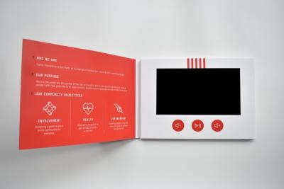 中国 2019年 クリエイティブデザイン 7インチスクリーンサイズ lcdビデオメーラー プリントのビデオ 保健医療の成長マーケティング ブローシャー 販売のため