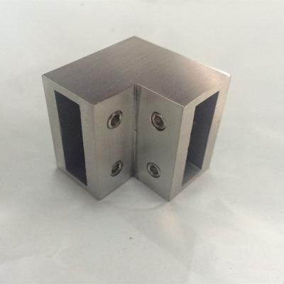 China Stainless Steel 304 Sliding Door Connector Glass Fastness Knighthead Clip Tie for sale