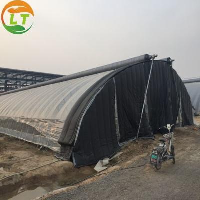 White Double Layer Greenhouse for Mushroom Farming Profitability