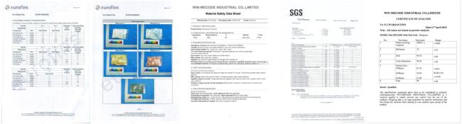 Printing Mica/Tio2 MF and EINECS No.215-479-3 Pearl Pigment