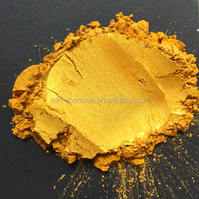 gold mica powder Pure 24K effect mica color