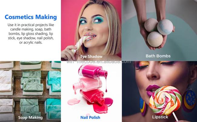 cosmetic pigments pearl powder natural mica resin coating pigment