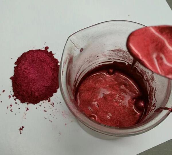 Quality Deep Red Metallic Pigment For Epoxy Resin Pigment Mica Powder for sale