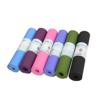 Cina Stuoia amichevole di yoga del TPE di Eco dell'attrezzatura di esercizio di yoga di ginnastica in vendita