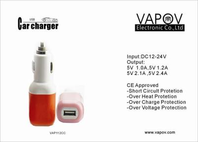 China CE FCC ROHS Single USB Car Charger 1.0 A For Sony  / Nintendo Game Player for sale