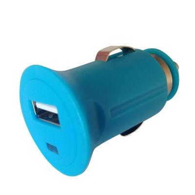 China Blue Micro Mini USB Car Chargers Portable For Mobile Phone for sale