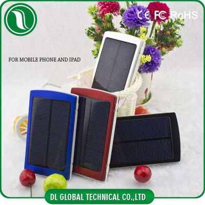 China Cell Phone Solar Charger Portable Mobile Power Bank 10000mah / 8000mah / 6000mah for sale
