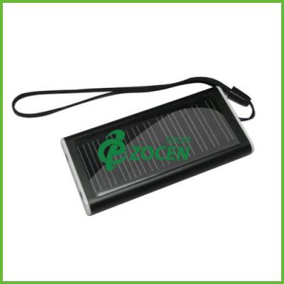 China Black / White Universal Portable Solar Charger Mobile Phone Solar Power Bank Charger for sale