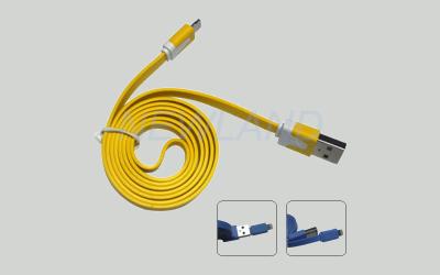 China High Speed Flat Noodle iPhone 5s USB Charger Cable With 1M * 3.0mm for sale