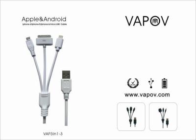 China iphone 4  iphone 5 iphone 6 micro USB Multifunction  Date And Charging  USB Cable For Apple & Android for sale