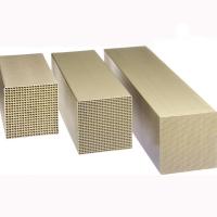 Quality 100 Or 200 Cell Cordierite Honeycomb Ceramic Catalyst Substrate Carrier Nox for sale