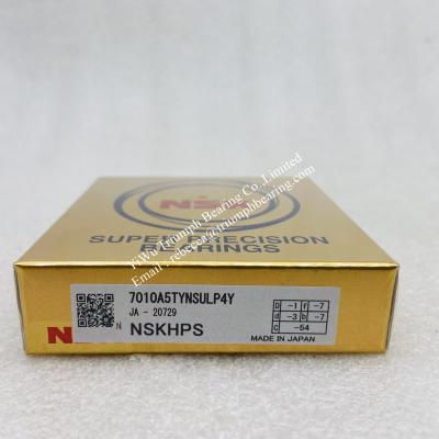 China NSK High Precision Angular Contact Ball Bearing  7010A5TYNSULP4Y for sale