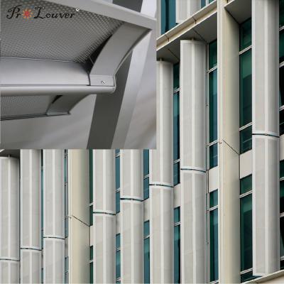 China High quality assurance Aerowing sun louver for Architectural exterior facades for sale